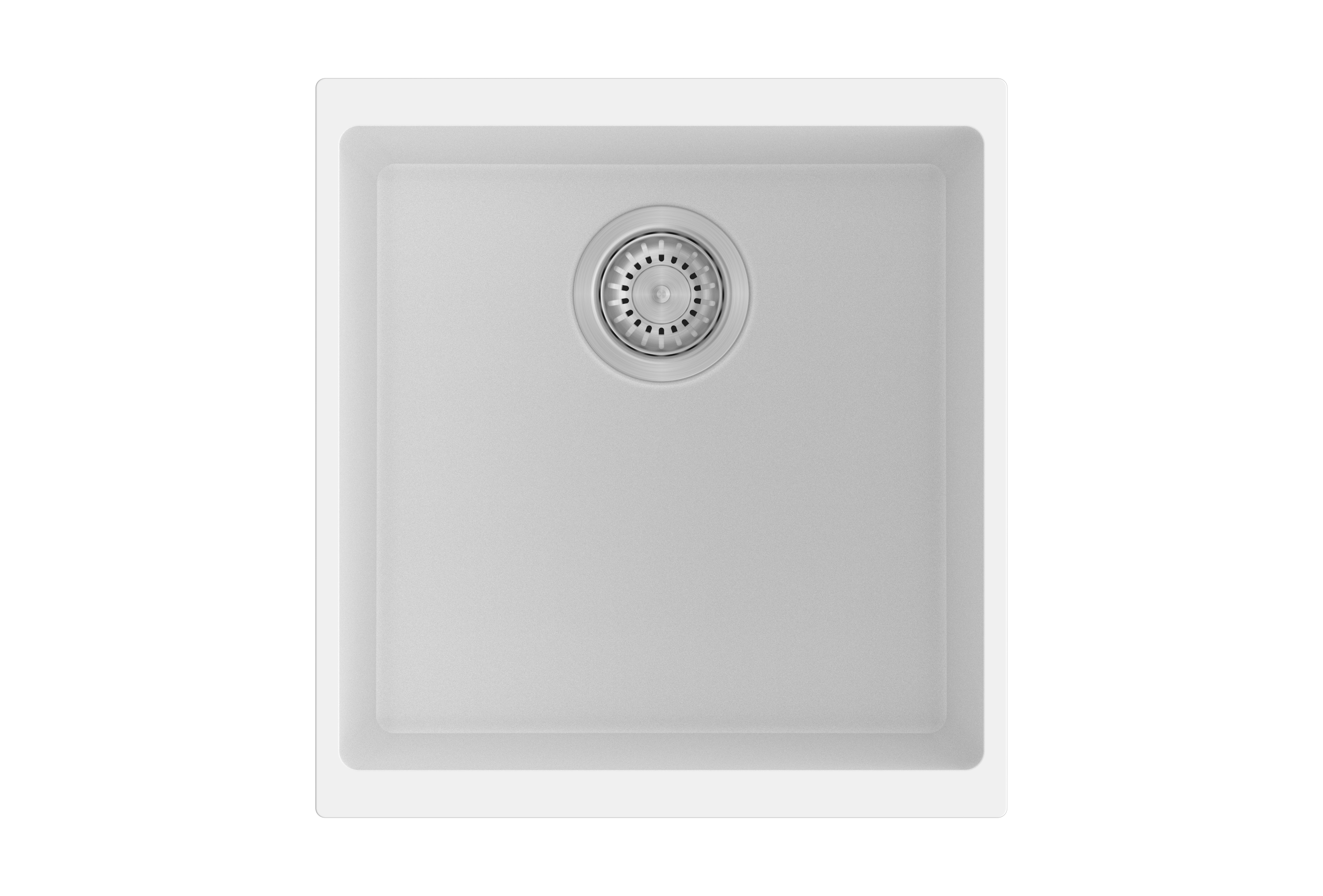 Carysil Enigma White Granite Kitchen Sink - 430x460mm – Ezymall AU